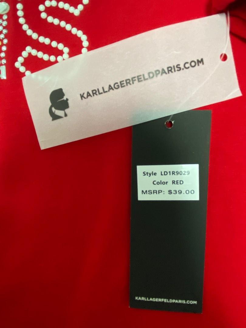 RED KARL LAGERFELD PARIS SIZE XL TO XXL DRESS (ORIGINAL), Women's ...