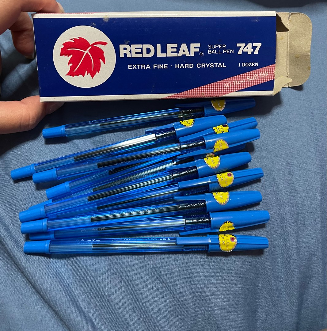 Red leaf pen, Hobbies & Toys, Stationery & Craft, Stationery & School ...