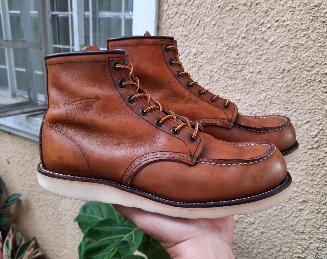 Red Wing 875 Oro-iginal Moc Toe Redwing, Men's Fashion, Footwear, Boots ...