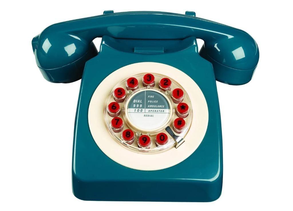 Retro 746 Telephone in Petrol Blue, Mobile Phones & Gadgets, Mobile ...