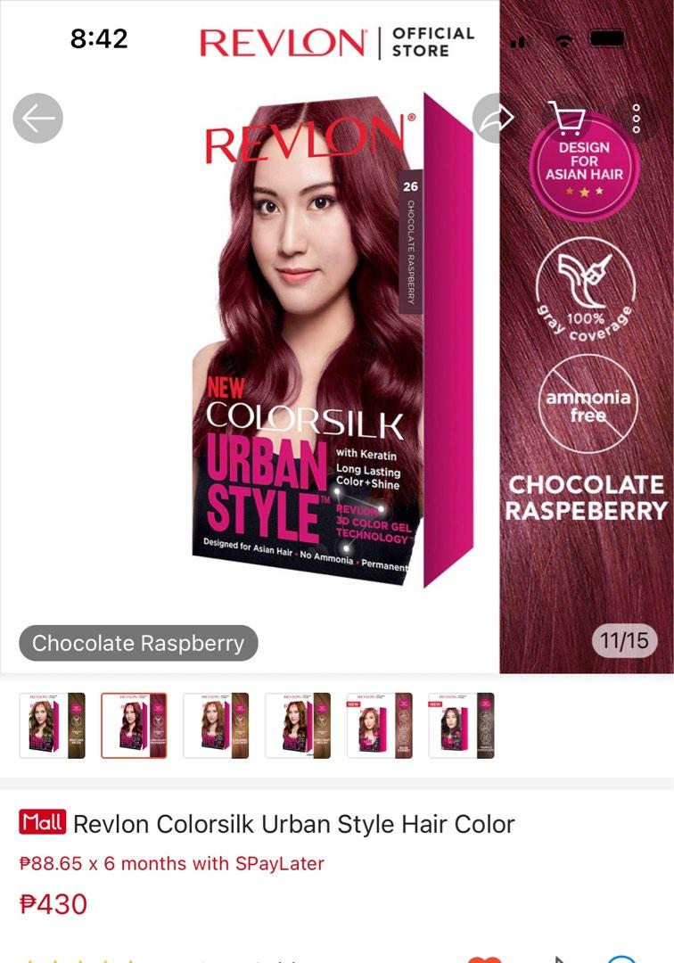 REVLON COLORSILK URBAN STYLE #26 Chocolate Raspberry, Beauty & Personal ...