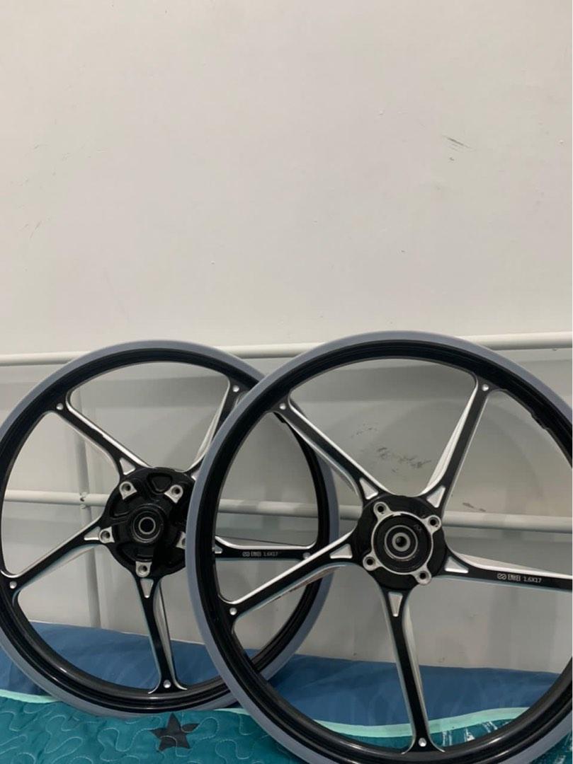 RIM FG511 ENKEI PNP Y15 UNTUK DILEPASKAN, Motorbikes on Carousell