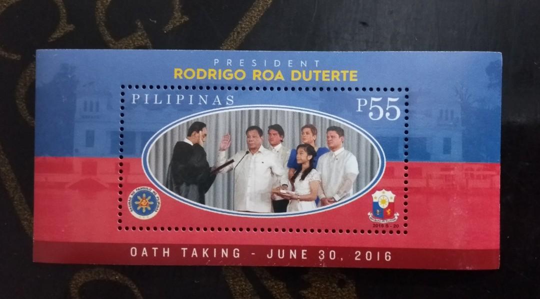 Rodrigo roa Duterte Medal with coa abd stamp, Hobbies & Toys ...