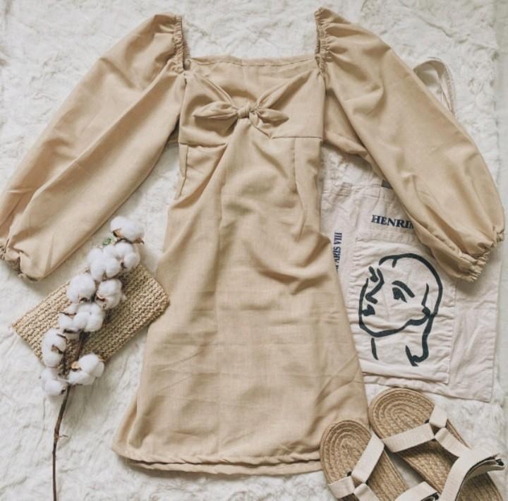 Sand color Dress, Women's Fashion, Dresses & Sets, Dresses on Carousell