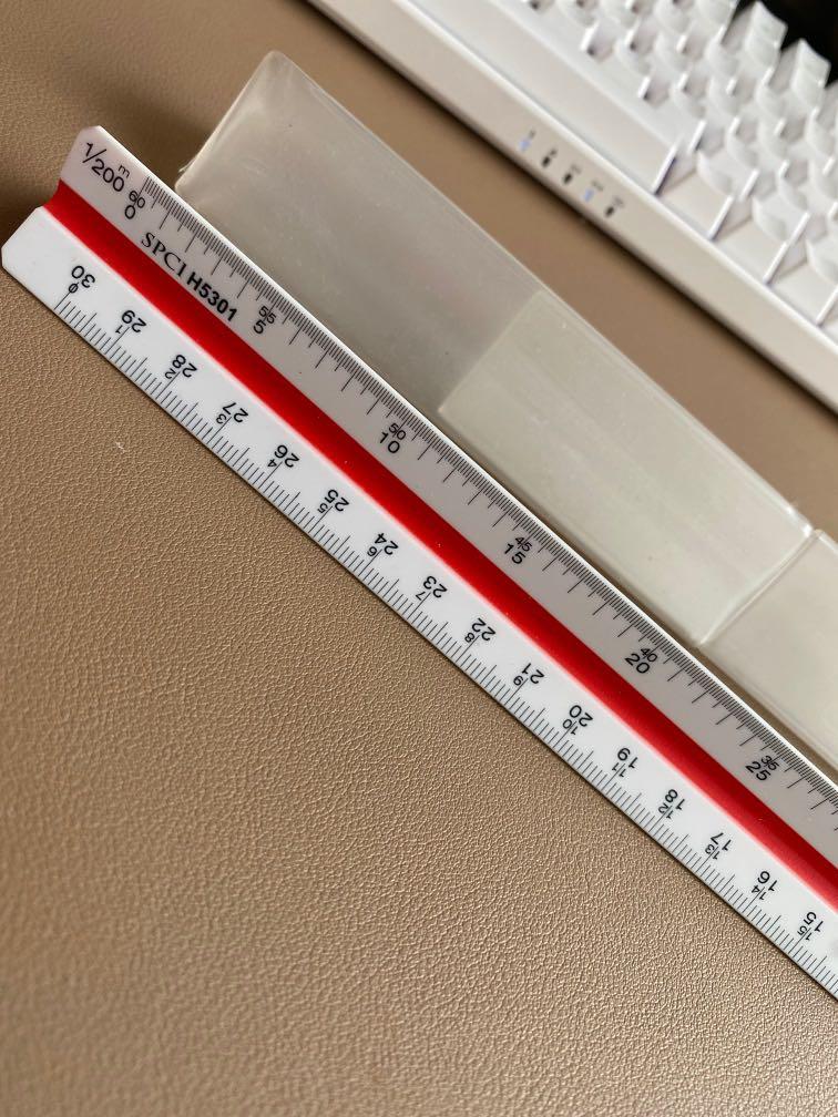 SCALE BAR RULER, Hobbies & Toys, Stationary & Craft, Stationery ...