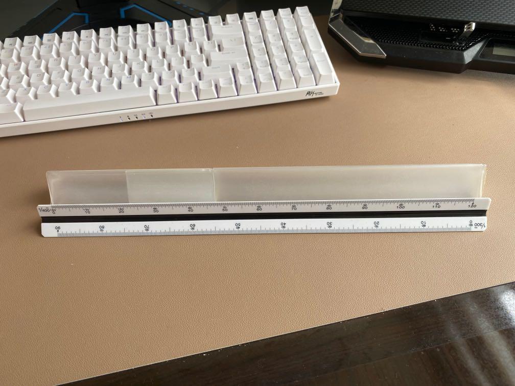 SCALE BAR RULER, Hobbies & Toys, Stationary & Craft, Stationery ...
