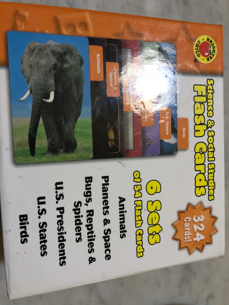 Science & Social Studies Flash Cards, Babies & Kids, Baby Nursery ...