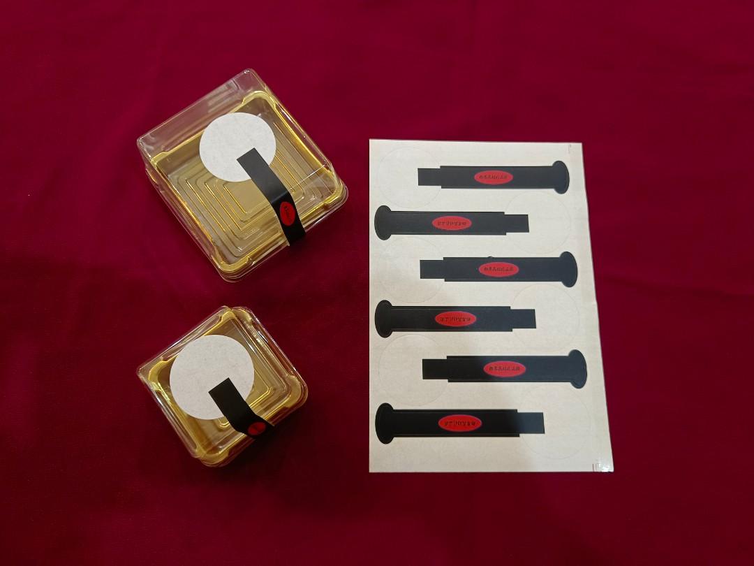 (Set of 100) Seal Sticker for Mooncake & Pastries Box, Furniture & Home ...