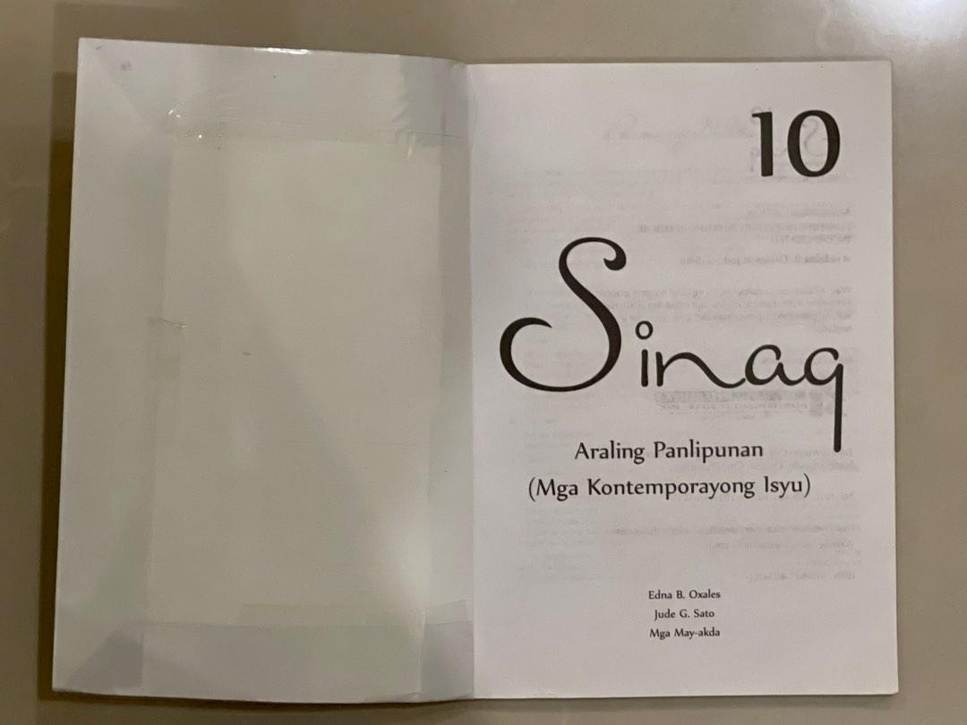 Sinag Serye ng Araling Panlipunan 10, Mga Kontemporaryong Isyu (Edna B ...