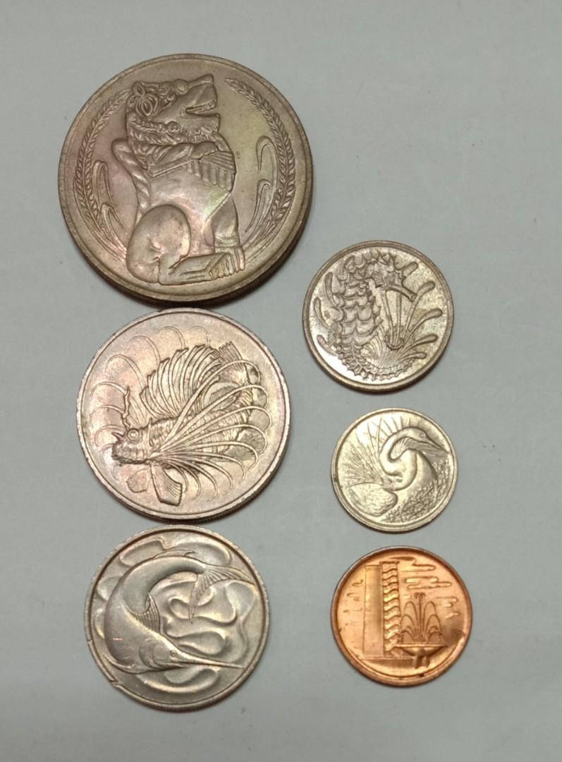 Singapore Post Independence First Series coins set, Hobbies & Toys ...