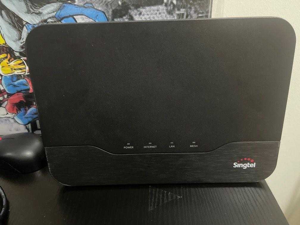 SingTel mesh home Router modem, TV & Home Appliances, Electrical ...