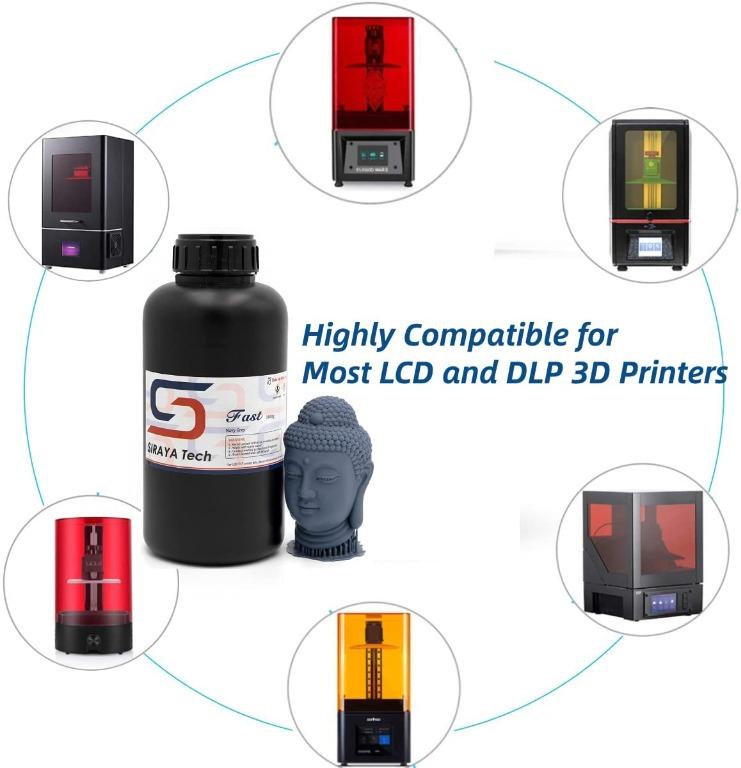 Siraya Tech Fast ABS-Like 3D Printer Resin 405nm UV-Curing Non-Brittle High Precision 3D ...