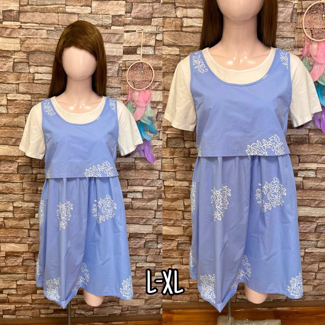 Sky blue two in one dress, Women's Fashion, Dresses & Sets, Dresses on ...