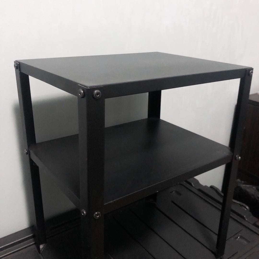 Small Black Metal Rack, Furniture & Home Living, Furniture, Shelves ...