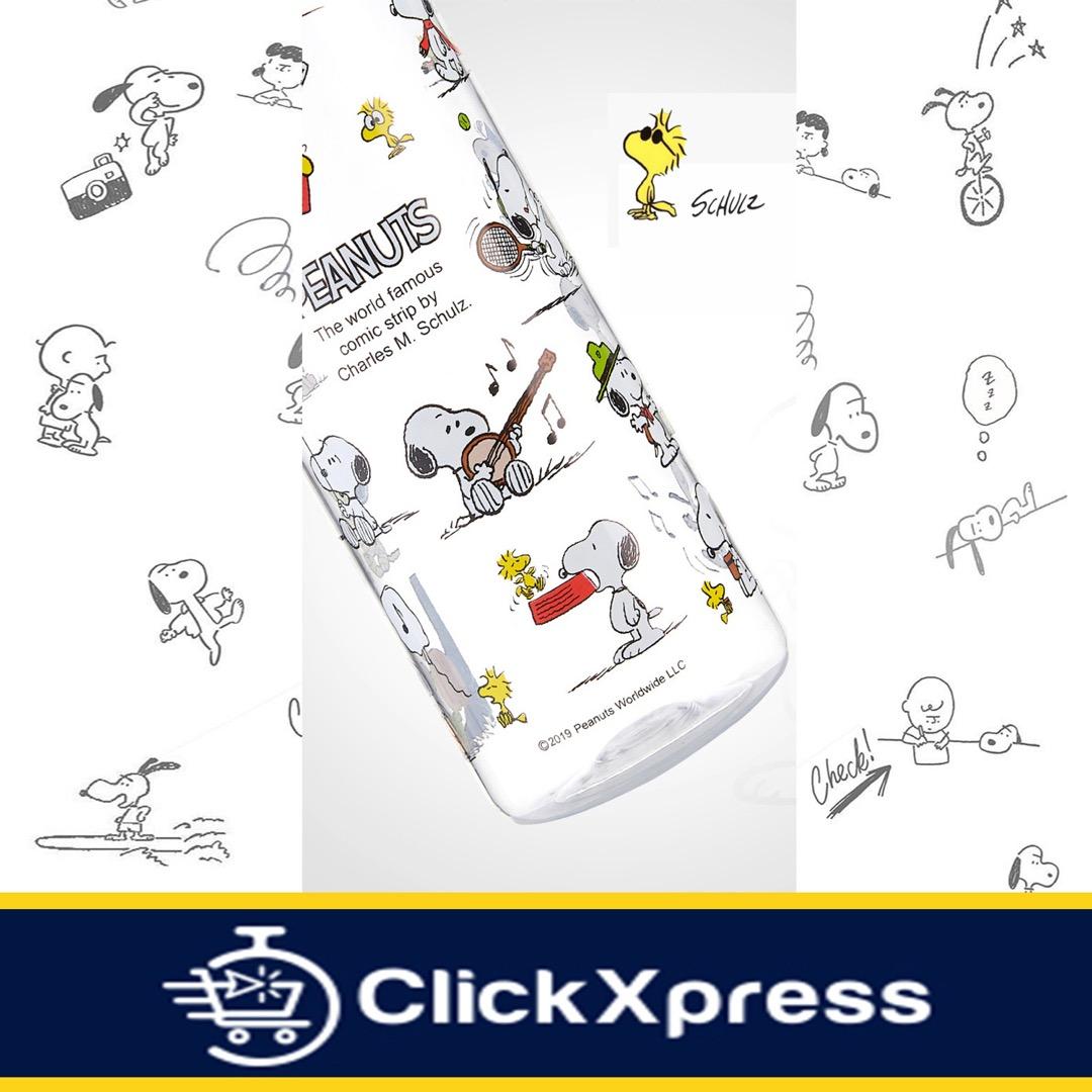 Snoopy Water Bottle 500ml -Snoopy Design-SGSELLERS, Furniture & Home ...