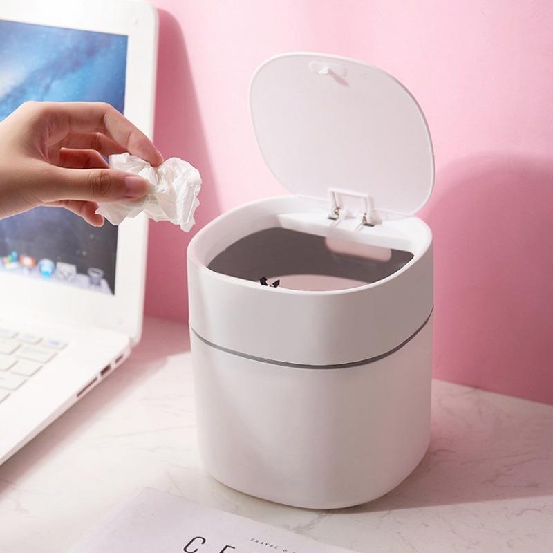 SOLID COLOR DESKTOP DUSTBIN/ TABLE MINI DUSTBIN/PORTABLE MINI DUSTBIN ...