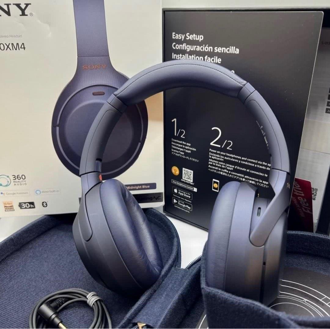 SONY WH-1000XM4 MIDNIGHT BLUE SPECIAL EDITION, Audio, Headphones ...