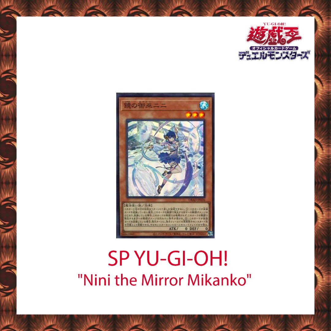 SP Yugioh Nini the Mirror Mikanko DBAD-JP026, Hobbies & Toys, Toys & Games on Carousell