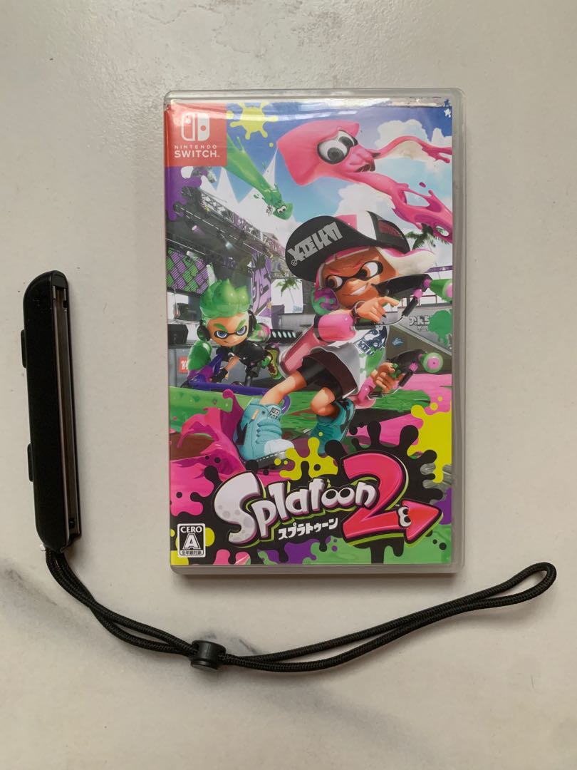 Splatoon 2 JPN with free joycon strap, Video Gaming, Video Game ...