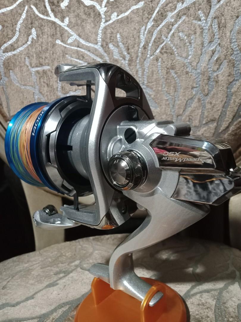 Spool and reel Shimano speed Master 14000, Sports Equipment, Fishing on ...