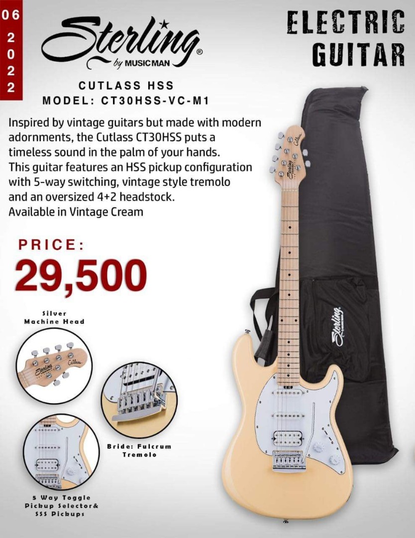 Sterling By Music man, Hobbies & Toys, Music & Media, Musical ...