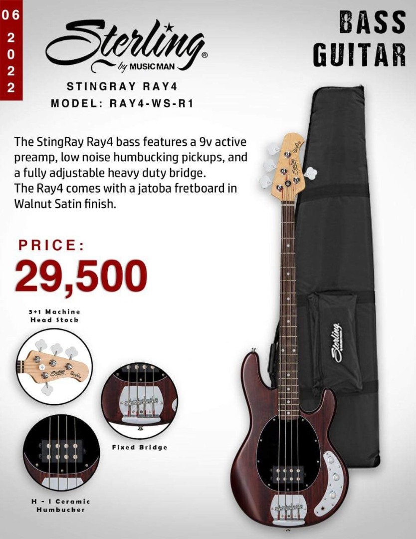 Sterling By Music man, Hobbies & Toys, Music & Media, Musical ...