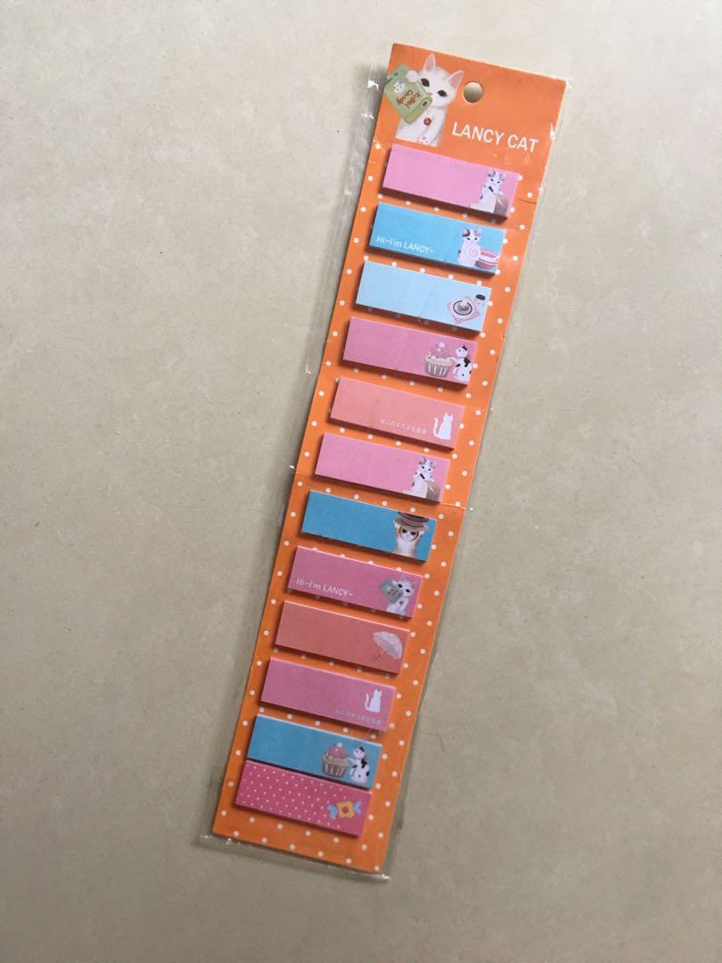 Sticky Note Cat - Post it Kucing, Buku & Alat Tulis, Alat Tulis di ...