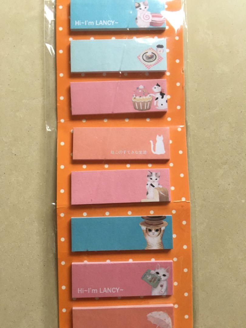 Sticky Note Cat - Post it Kucing, Buku & Alat Tulis, Alat Tulis di ...