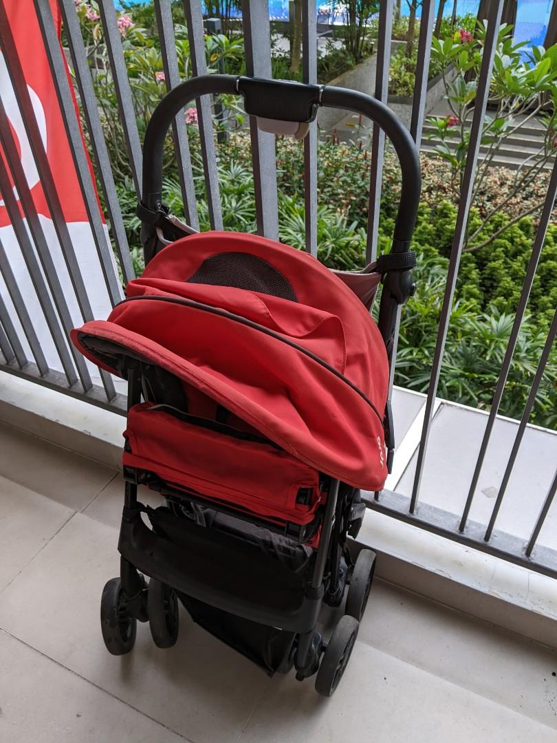 Stroller (red and black), Babies & Kids, Going Out, Strollers on Carousell