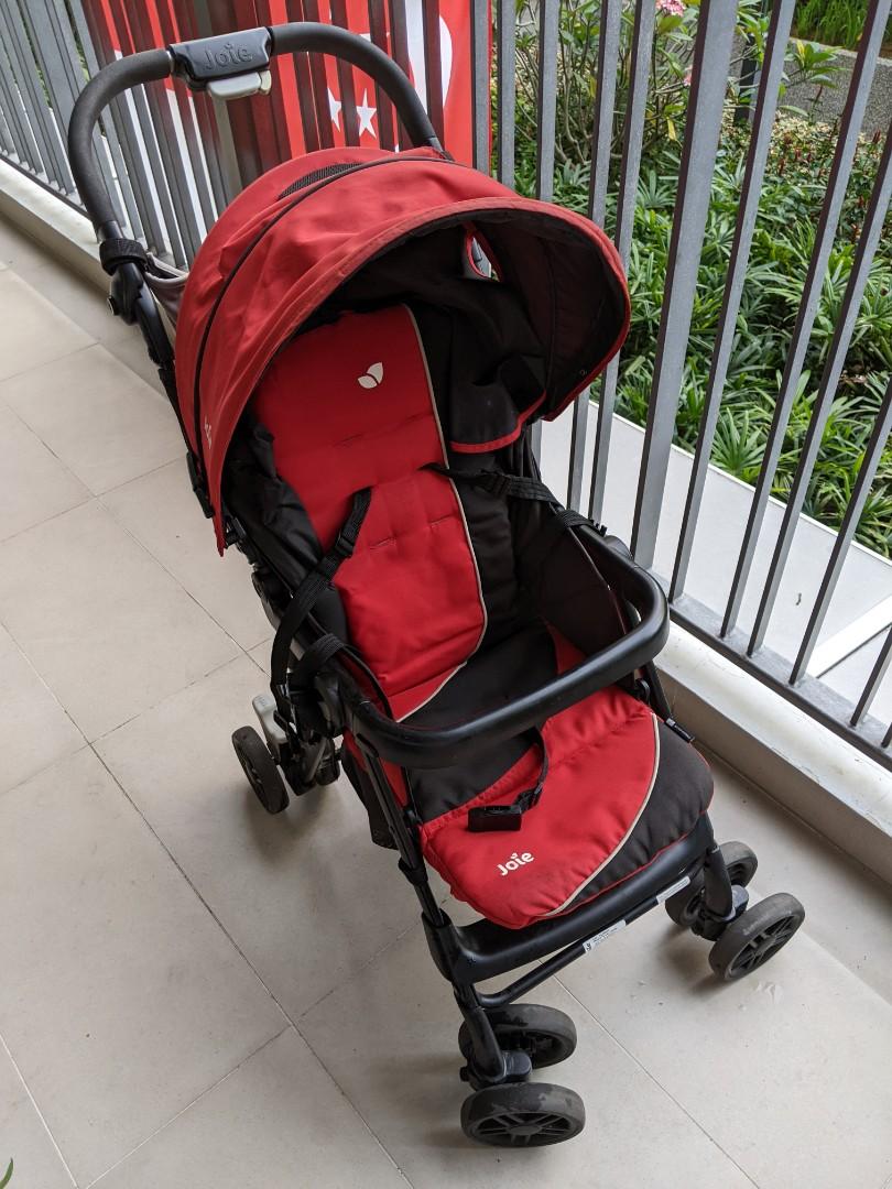 Stroller (red and black), Babies & Kids, Going Out, Strollers on Carousell