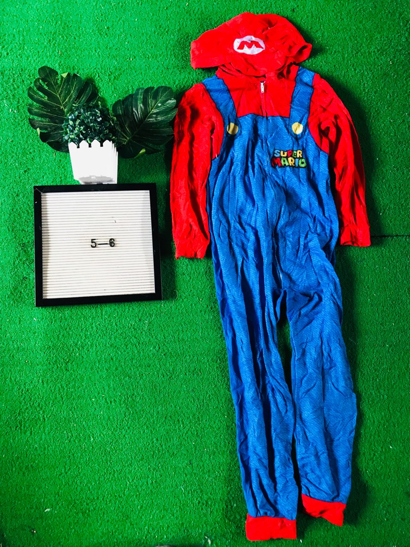Super mario onesie, Babies & Kids, Babies & Kids Fashion on Carousell