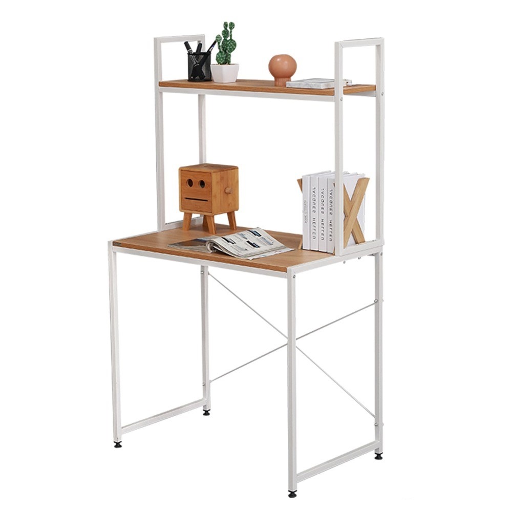 TADEO STUDY TABLE WITH STORAGE SHELVES / Shelves / Rack / Study Table ...