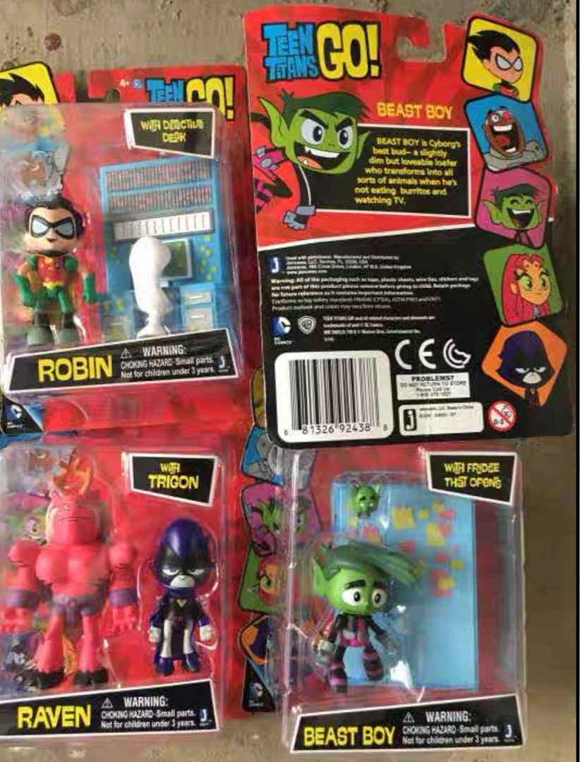Teen Titans Go! Toys, Hobbies & Toys, Toys & Games on Carousell