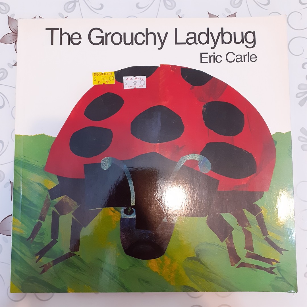 The Grouchy Ladybug by Eric Carle, 興趣及遊戲, 書本 & 文具, 小朋友書 - Carousell