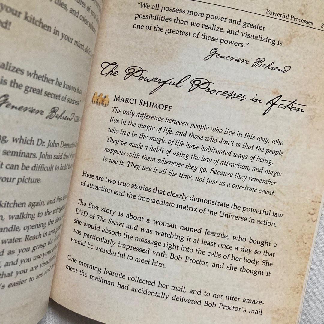 Book Of The Secrets The Secret By Rhonda Byrne - Hardcover Book (Good ...