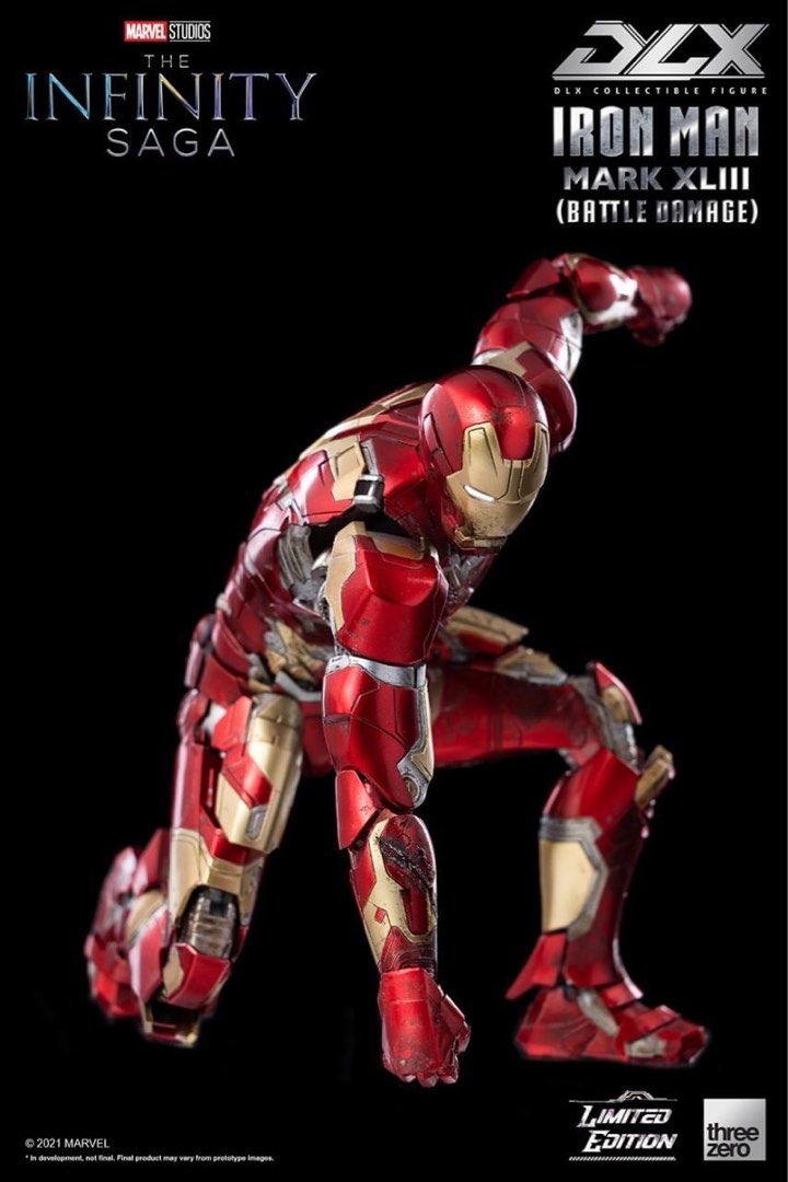 Threezero 1/12 DLX Marvel Studio: The Infinity Saga - Iron Man Mark ...