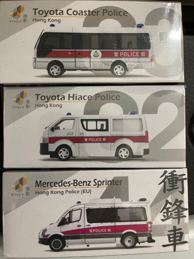 Tiny 初版警車 hiace benz coaster, 興趣及遊戲, 玩具 & 遊戲類 - Carousell