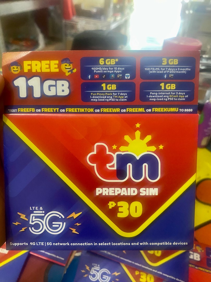 TM Prepaid SIM - Brand New (30pesos only), Computers & Tech, Parts & Accessories, Other ...