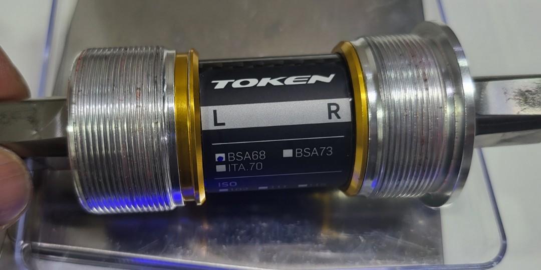 Token TBT titanium bottom bracket Brompton 160g, Sports Equipment ...