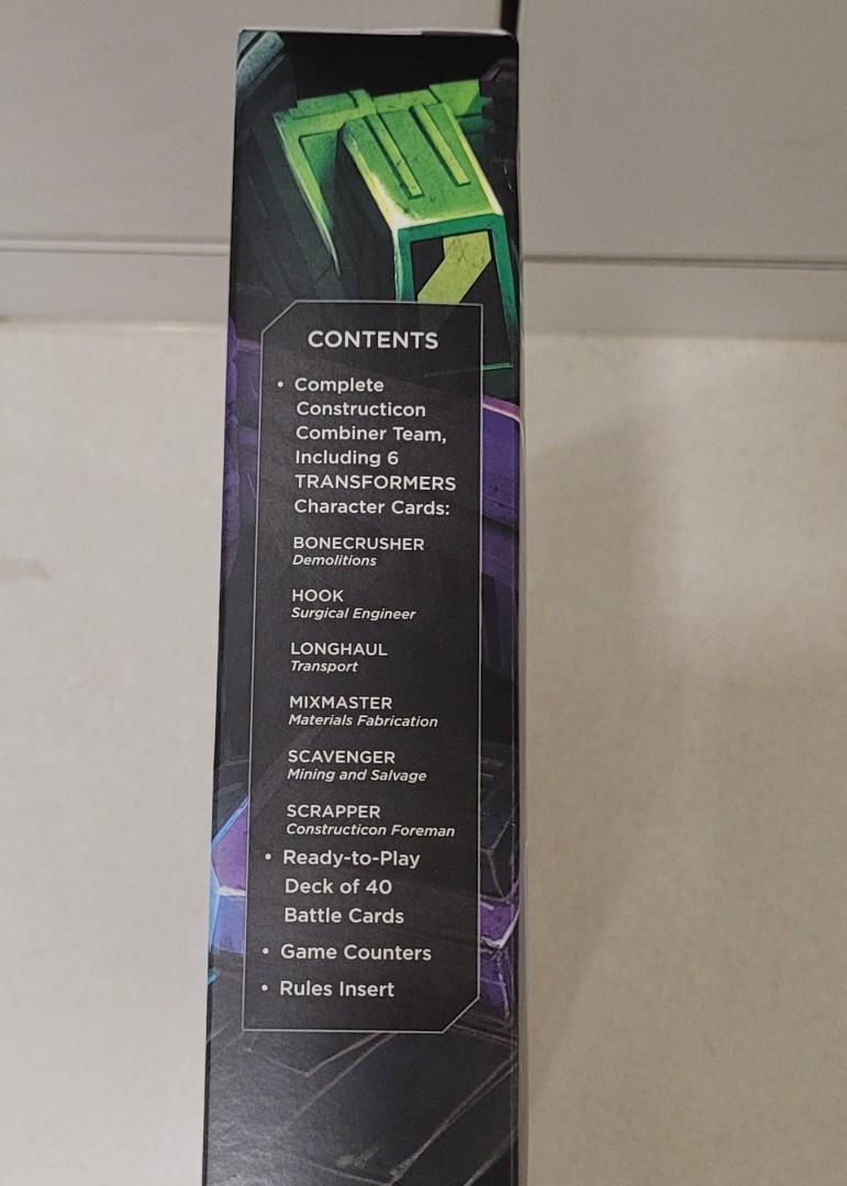 Transformers TCG Constructicon Devastator deck trading card game ...