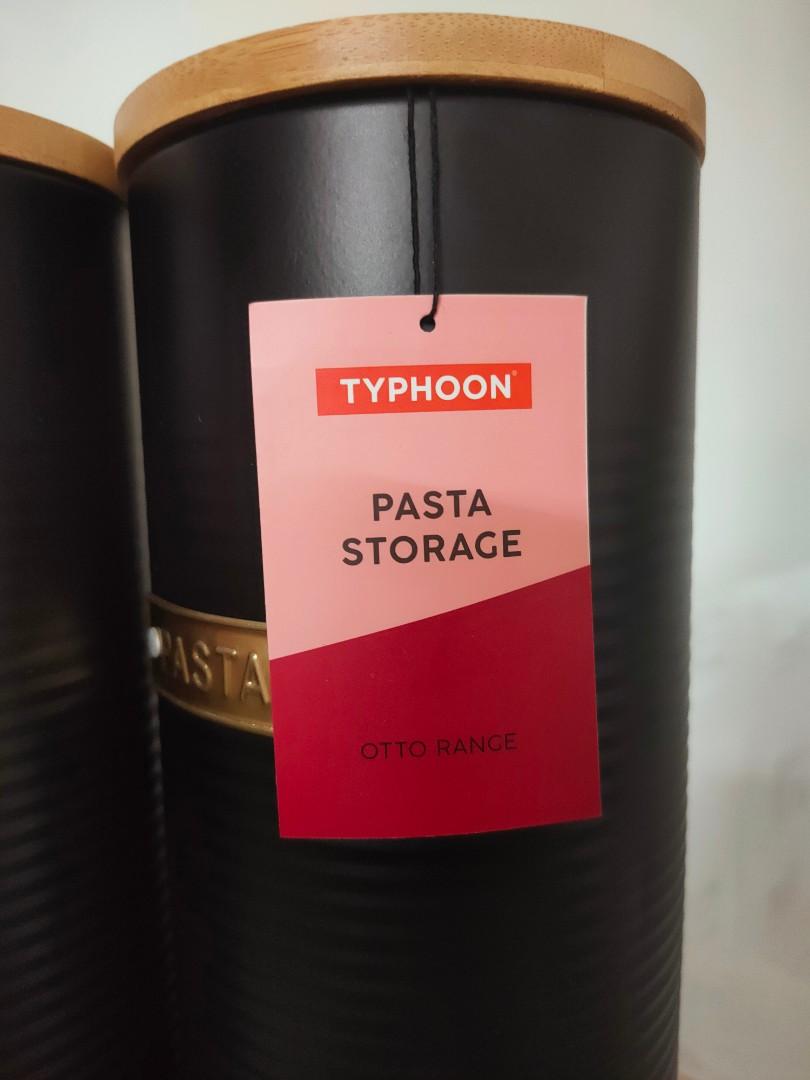 Typhoon Living Otto Pasta Storage Canister with Bamboo Lid, 11 x 27 cm ...