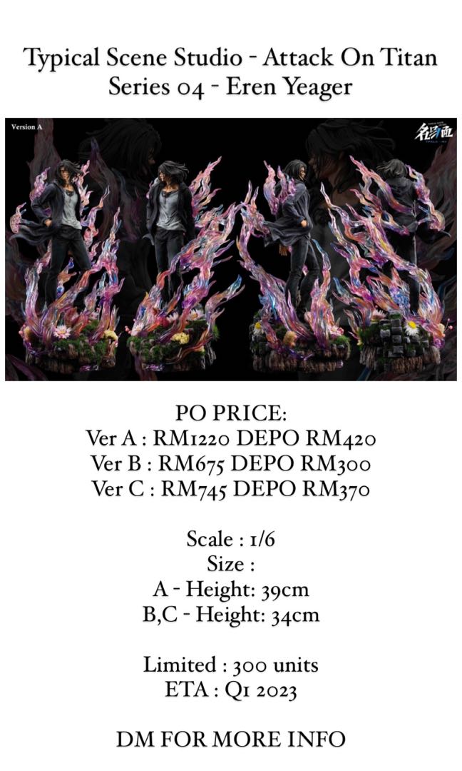 Typical Scene Studio - Attack On Titan Series 04 - Eren Yeager, Hobbies ...