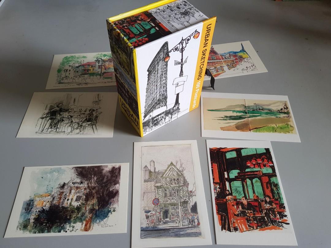 Urban Sketching: 100 Postcards: 100 Beautiful Location Sketches from ...