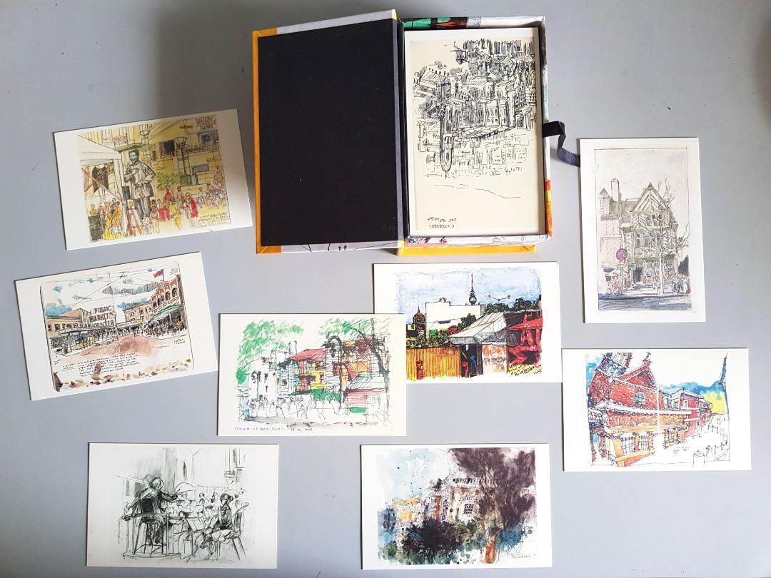 Urban Sketching: 100 Postcards: 100 Beautiful Location Sketches from ...