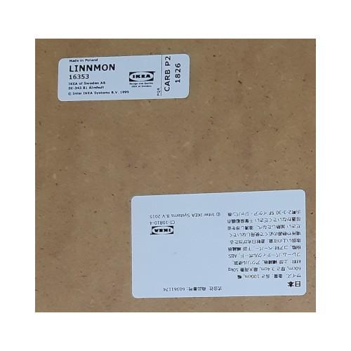 Used IKEA Linmon 16353 Black Table Top, Furniture & Home Living ...