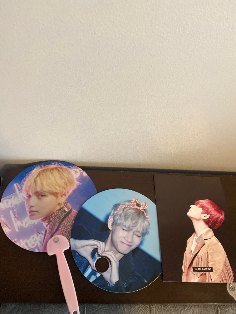 BTS V Fan and Photobook Set, Hobbies & Toys, Memorabilia & Collectibles ...