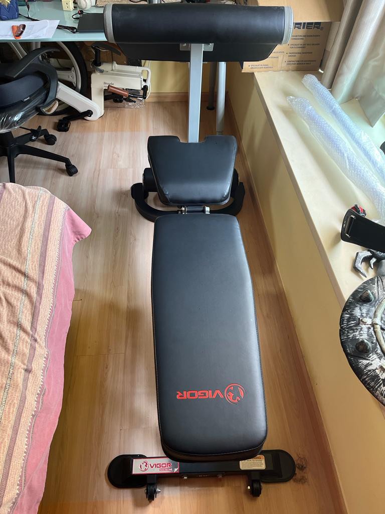 Vigor heavy duty Exercise/gym/weight Bench, Sports Equipment, Exercise ...