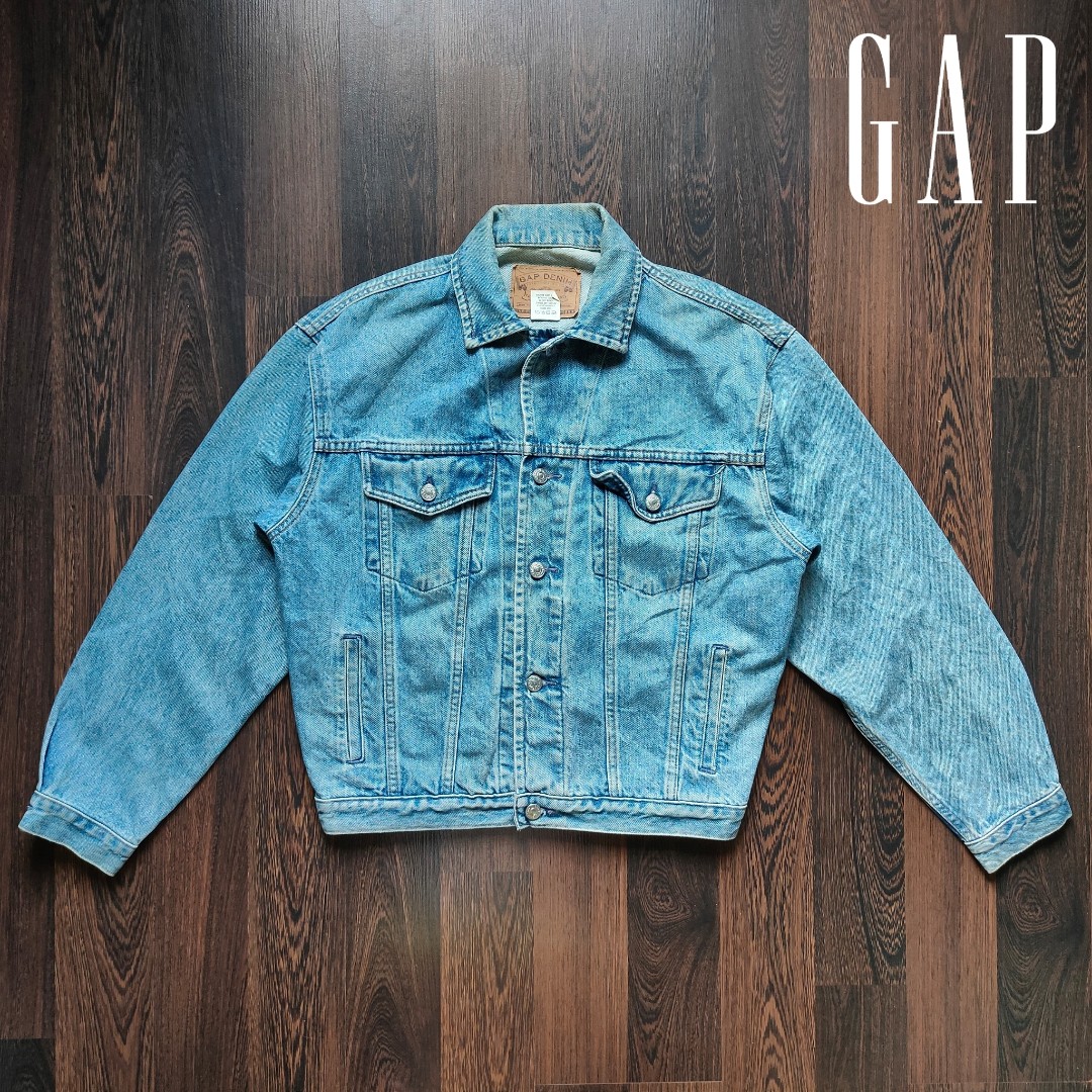 VINTAGE 90's GAP DENIM | Retro Vibes Jacket, Men's Fashion, Coats, Jackets and Outerwear on ...