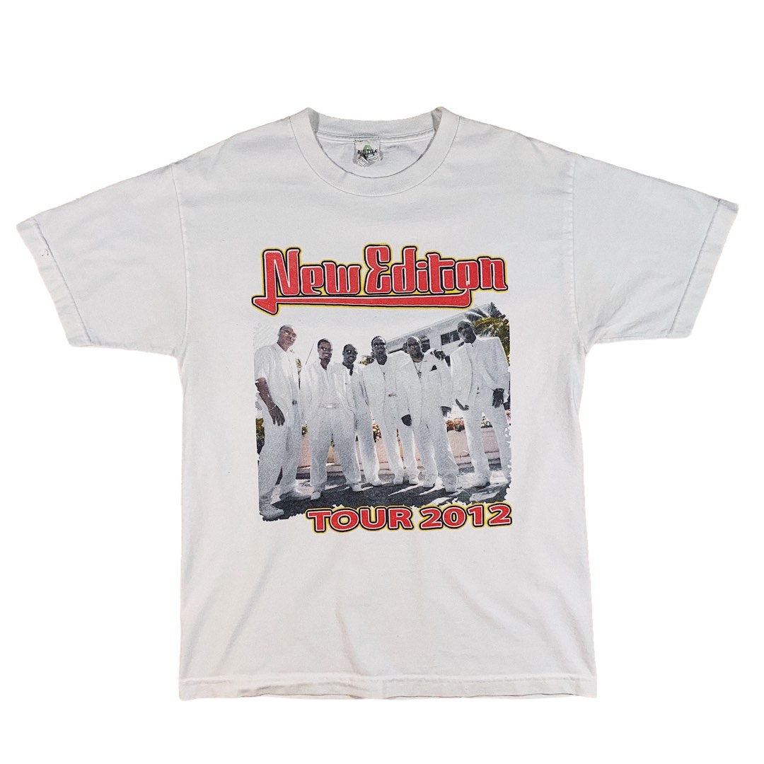 VINTAGE NEW EDITION TOUR 2012 TEE, Men's Fashion, Tops & Sets, Tshirts ...