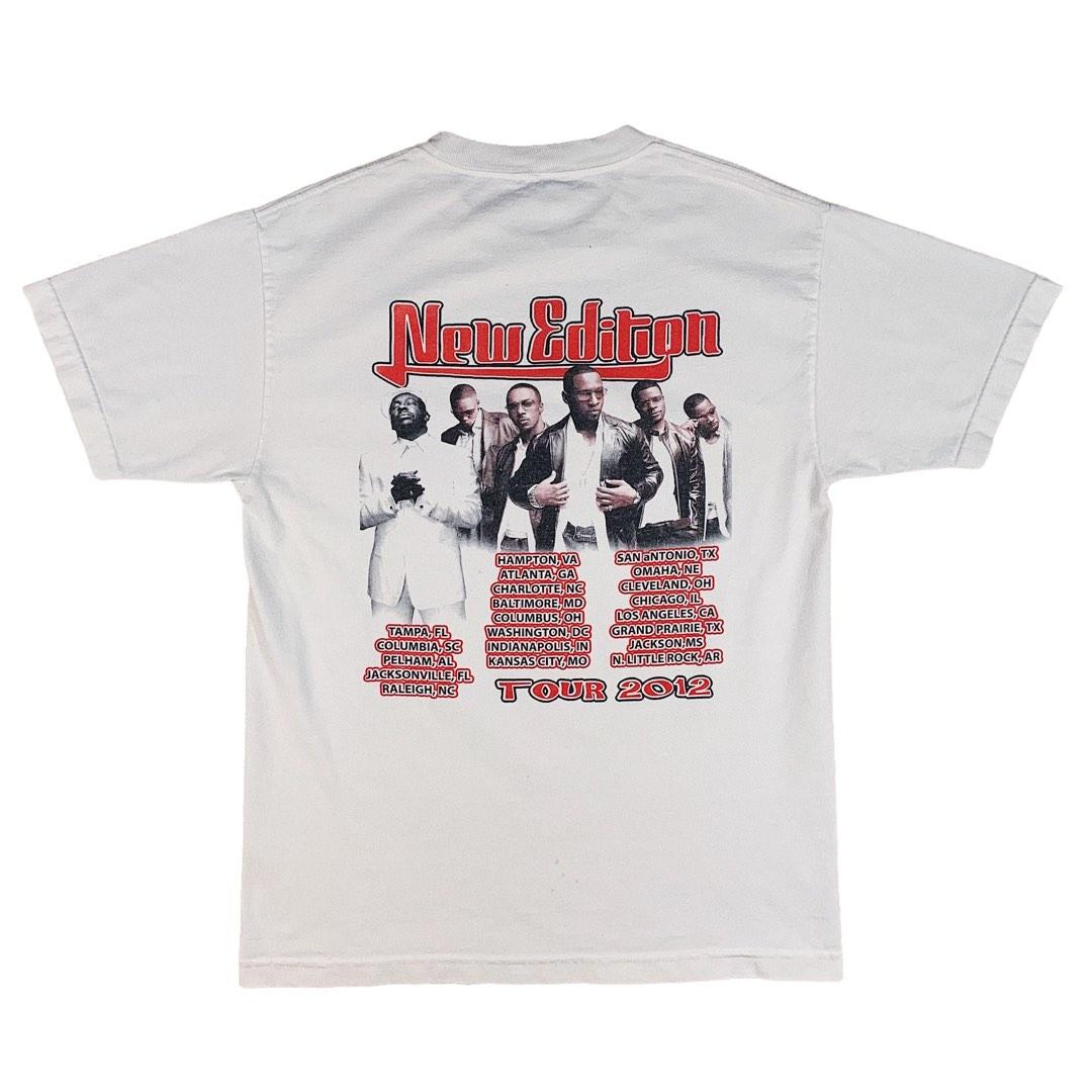 VINTAGE NEW EDITION TOUR 2012 TEE, Men's Fashion, Tops & Sets, Tshirts ...